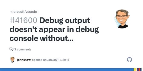 Debug Output Doesn T Appear In Debug Console Without OutputCapture