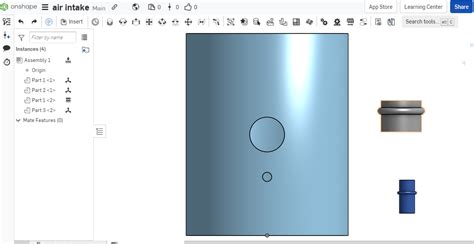 Having Trouble Mating Cylinders To Extruded Holes In Side Of Another
