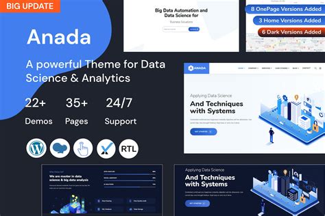 Anada Data Science And Analytics Landing Page Theme 1 3 9 Download For Wordpress