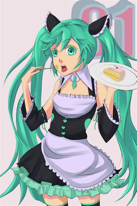 Maid Miku By Jellylemons On Deviantart