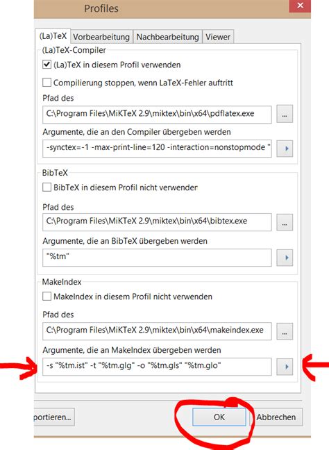 TeXnicCenter And Glossaries TeX LaTeX Stack Exchange