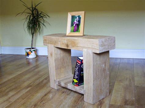 Side Table Rustic Oak