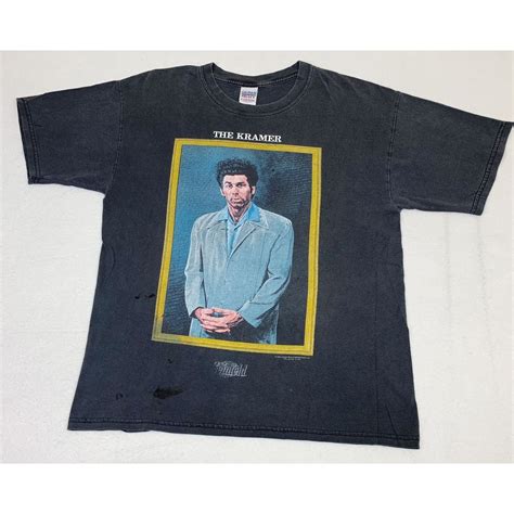 Vintage Vintage 1997 Kramer T Shirt Seinfeld Tv Promo Black Large Grailed