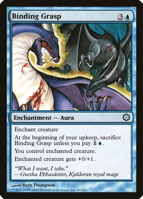 Binding Grasp Coldsnap Theme Deck Reprints Magic The Gathering