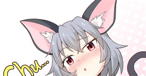 東方 慣れない投げキッスするナズーリン 河上なこのイラスト Pixiv