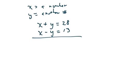 For The Following Exercises Use A System Of Linear Equations With Two Variables And Two