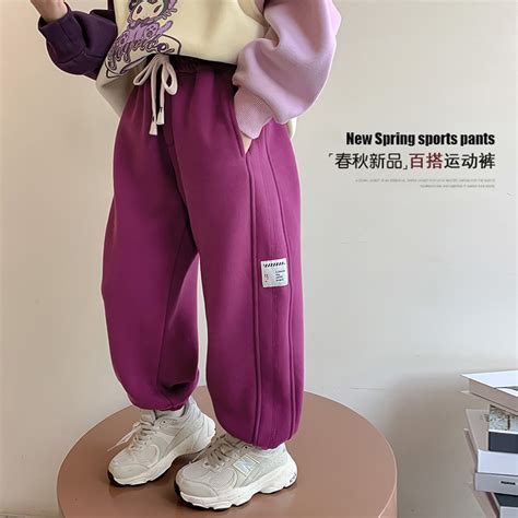 巴拉巴拉女童裤子春秋款2024新款小女孩秋季休闲裤洋气韩版儿童秋 Taobao