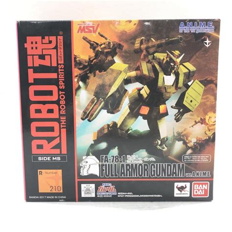 【楽天市場】【中古】未開封 Robot魂 Side Ms Fa 78 1 フルアーマーガンダム Ver Anime バンダイ 機動