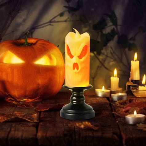 Rkzdsr Halloween Flameless Candles Halloween Led Candles Halloween