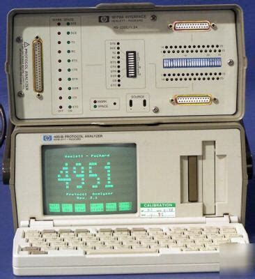 Hewlett Packard Hp B Protocol Analyzer With A