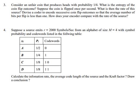 Solved 3 Consider An Unfair Coin That Produces Heads With Chegg
