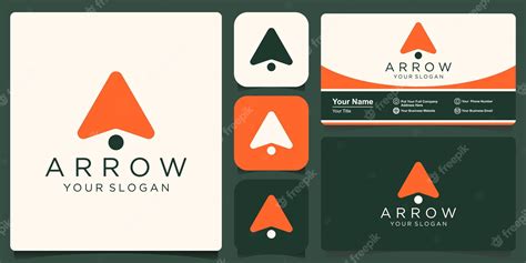 Premium Vector Letter A Arrow Logo Design Template Inspiration