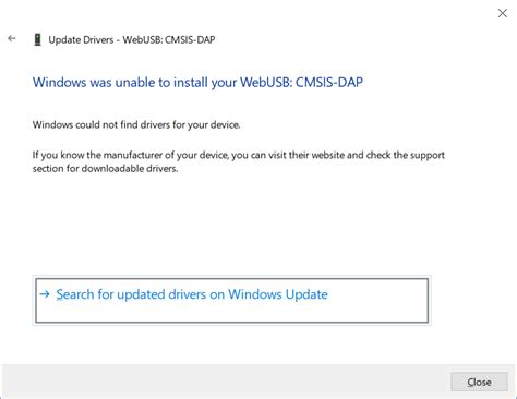 Mbed Driver Causes Issues With Webusb Driver Issue Armmbed