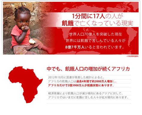 Jifhとは ｜ ハンガーゼロ ｜ 1分間に17人飢餓で亡くなっている現実を知ろう。