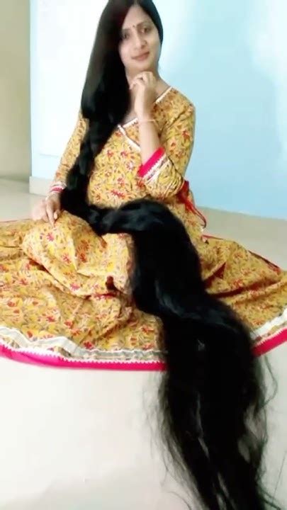 Indian Long Hair Woman Longhairindia Hair Blackhair Healthyhair