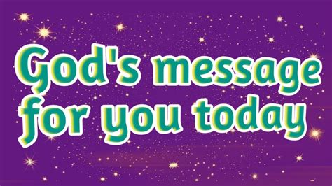 Gods Message For You Today L Gods Message Today L God Message L Youtube