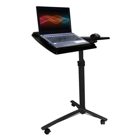 Mesa Suporte Para Notebook Luxo Ergonômica Tampo Mdf Reclinável Altura