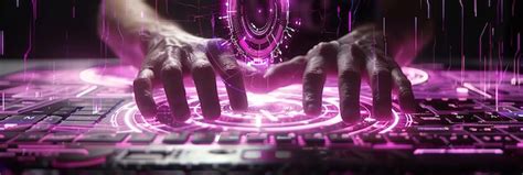 Premium Photo Overlay Man Typing On Keyboard With Digital Hologram And Social Network