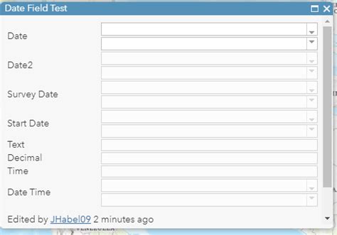 Solved Date Question Field Name Bug Esri Community