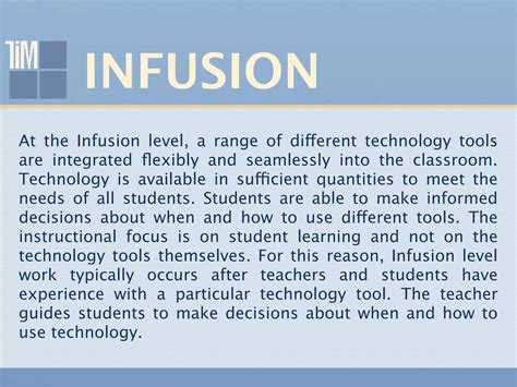 Technology Integration Matrix Introduction PPT