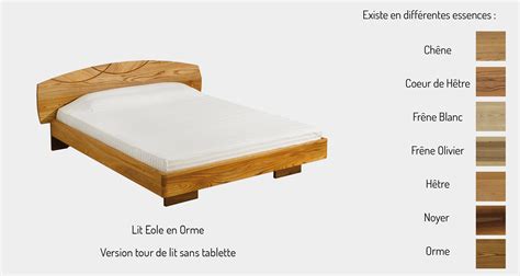 Lit Eole En Bois Massif Taglan Création