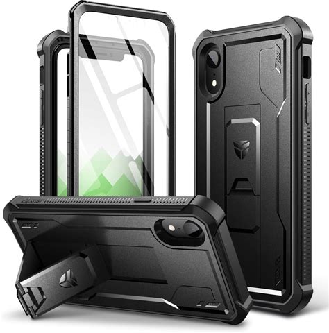 Dexnor Funda Para IPhone XR Protector De Pantalla Y Soporte Integrados