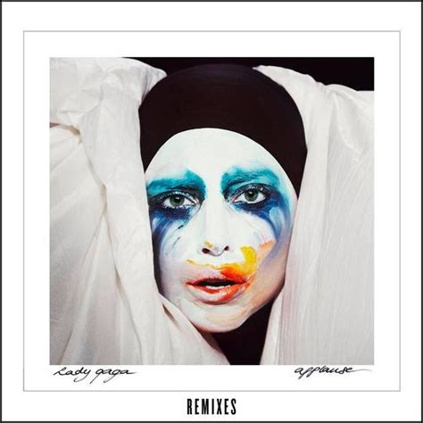 Carátula Frontal De Lady Gaga Applause Remixes Ep Portada