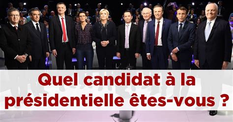Test On Vous Dit Quel Candidat à La Présidentielle Vous êtes