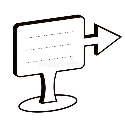 White Arrow Pointing To The Right And Right Side Vector Illustration