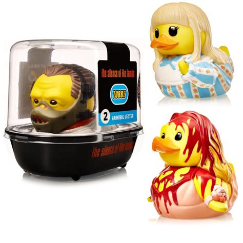 Hannibal Lecter Carrie Carol Anne Freeling Tubbz Collectible Duck