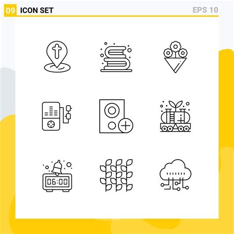 Editable Vector Line Pack Of 9 Simple Outlines Of Hardware Devices Read Computers Play Editable