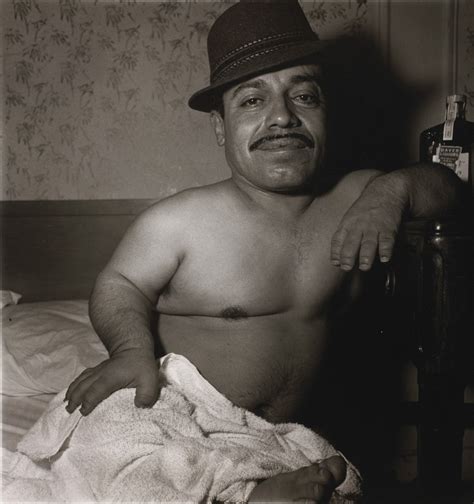 Mexican Dwarf In His Hotel Room In N Y C Moca