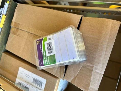 File Folder Lables Auction Ohio