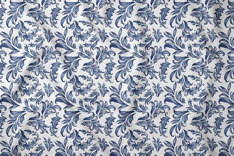 Иллюстрация Паттерн Гжель