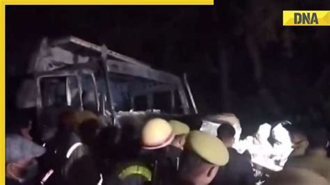 Uttar Pradesh Eight Killed On Highway As Car Collides With Truck