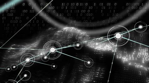 Pulsing Center Node Emerging On Dark Digital Plane Sparking Network