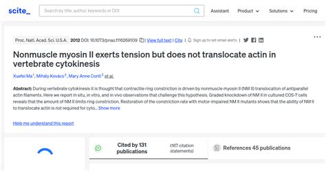 Nonmuscle Myosin Ii Exerts Tension But Does Not Translocate Actin In