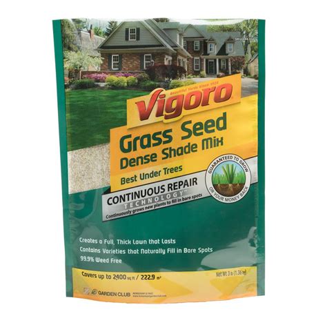 Vigoro 3 Lb Dense Shade Grass Seed Mix 52225 The Home Depot