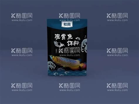观赏鱼饲料包装袋展开图 源文件下载【酷图网】观赏鱼 鱼饲料 生态 金龙鱼 银龙鱼 鹦鹉鱼 花瓣网