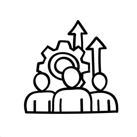 Icono Plano Del Vector De Equipo Ilustración del Vector Ilustración de plano oficina