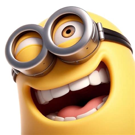 Premium Psd Minion Laugh