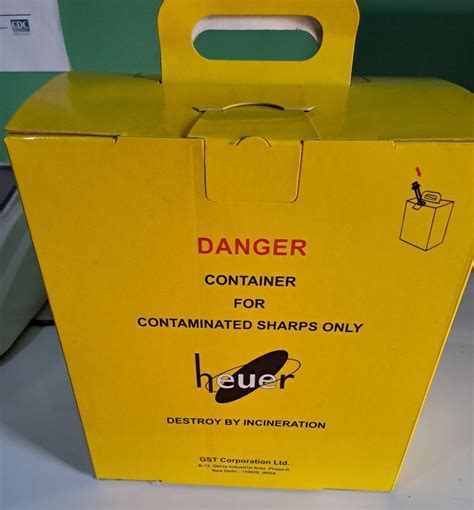 Biosafety Container For Sharps Easy And Convenient To Use Biosafety