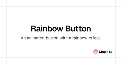 Rainbow Button React Components And Templates