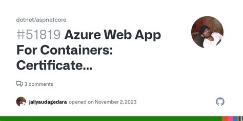 Azure Web App For Containers Certificate Authentication Fails With 403 When Client Certificate