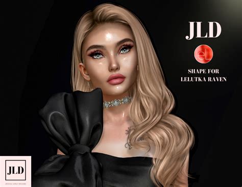 Second Life Marketplace Jld Lelutka Raven Head Shape With Style Card