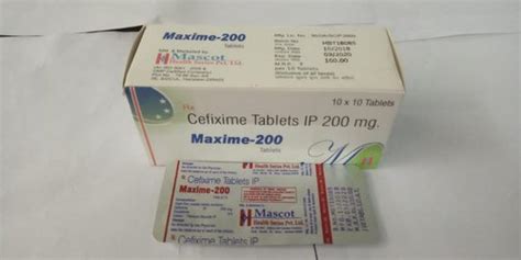 Cefixime Mg Tablets Ip Cool And Dry Place At Best Price In New Delhi Mascot Health Series