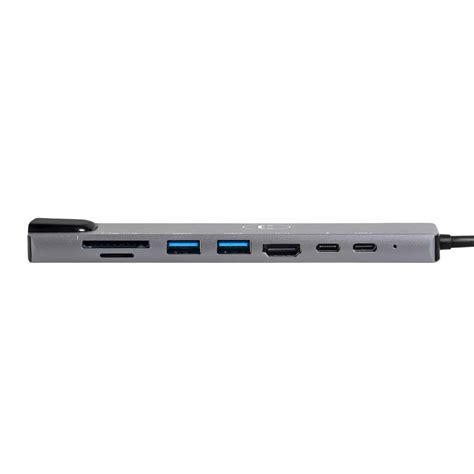 Hub Unno Tekno HB SV Tipo C En HDMI USB HDMI RJ Power Delivery XPC