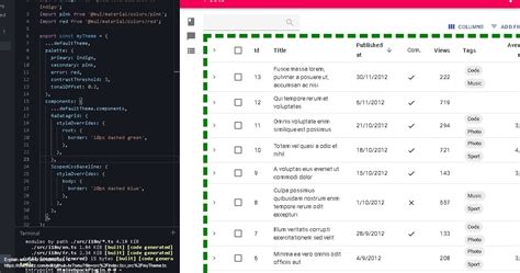 Muicssbaseline Component Styleoverrides In Custom Theme Is Not Working