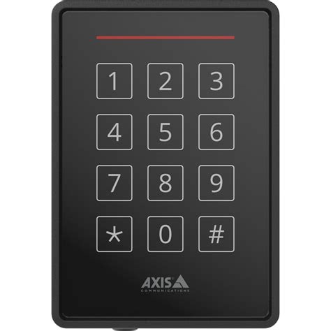 Axis A4120 E Rfid Reader With Keypad Indooroutdoor Security Device