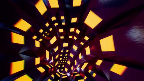Flashing Colorful Multiple Lights Tunnel Vj Loop Stock Video